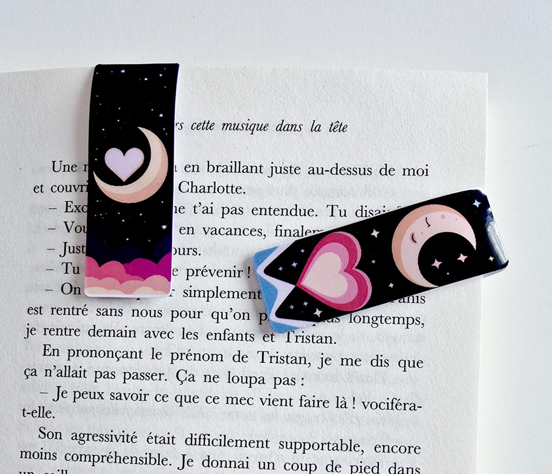 Set of 2 Astral Magnetic Bookmarks - Etsy