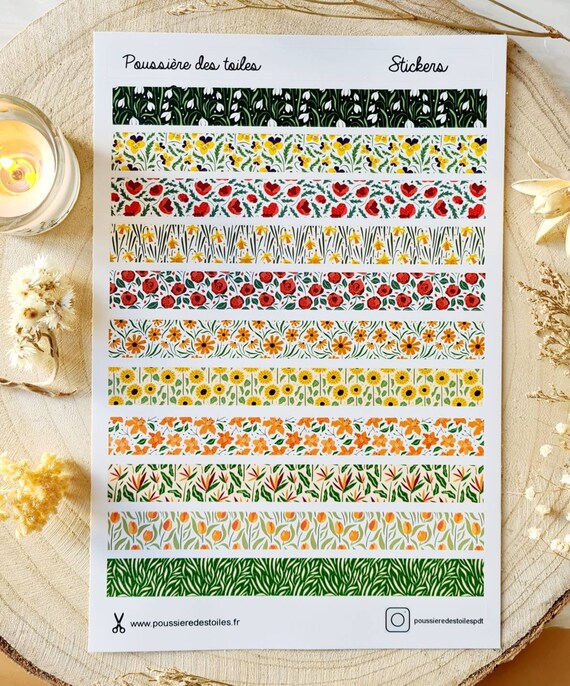 Sticker Sheet Stickers Bullet Journal Stickers Planner - Etsy