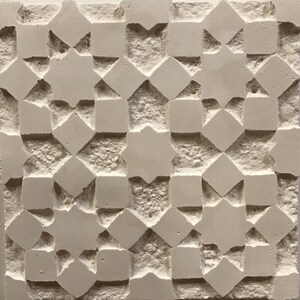 Geometric Square Tile (medium) - Etsy