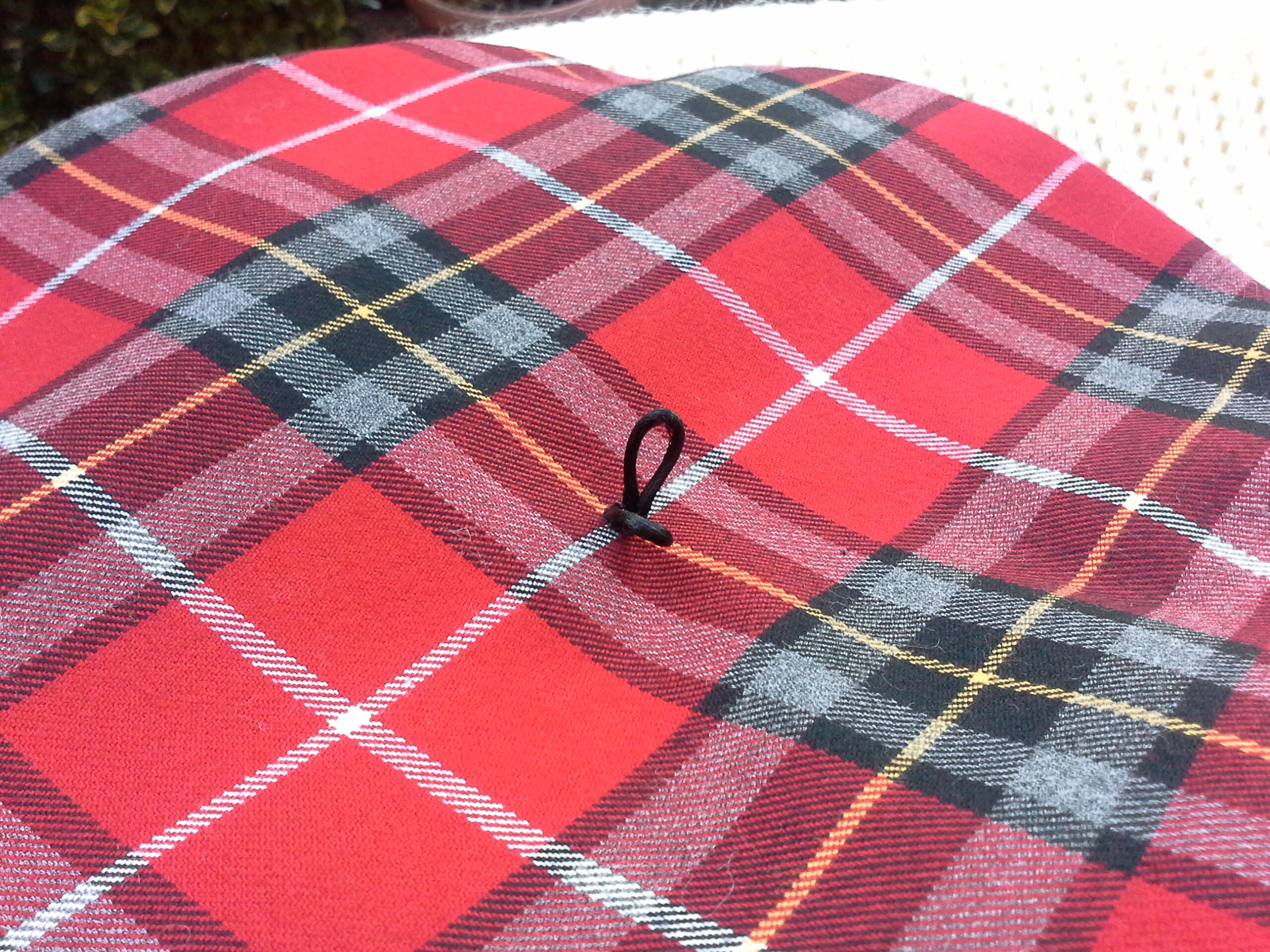 BASCO da donna scozzese, berretto tipo basco, basco di lana, basco ...