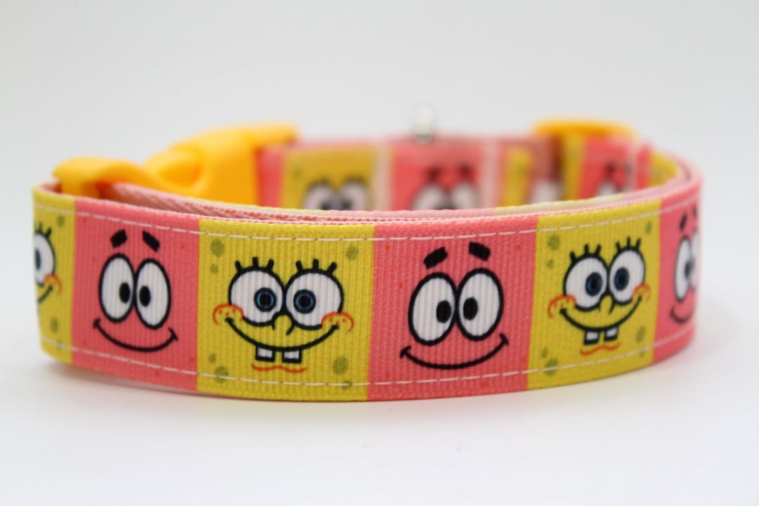 DOG COLLAR SPONGEBOB Dog Collar Gift Idea for a New Dog Owner Gift for ...