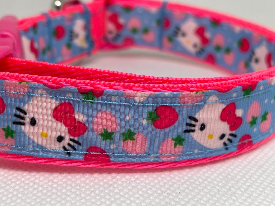 HELLO KITTY COLLAR Sanrio Dog Collar Hello Kitty Dog Collar and ...