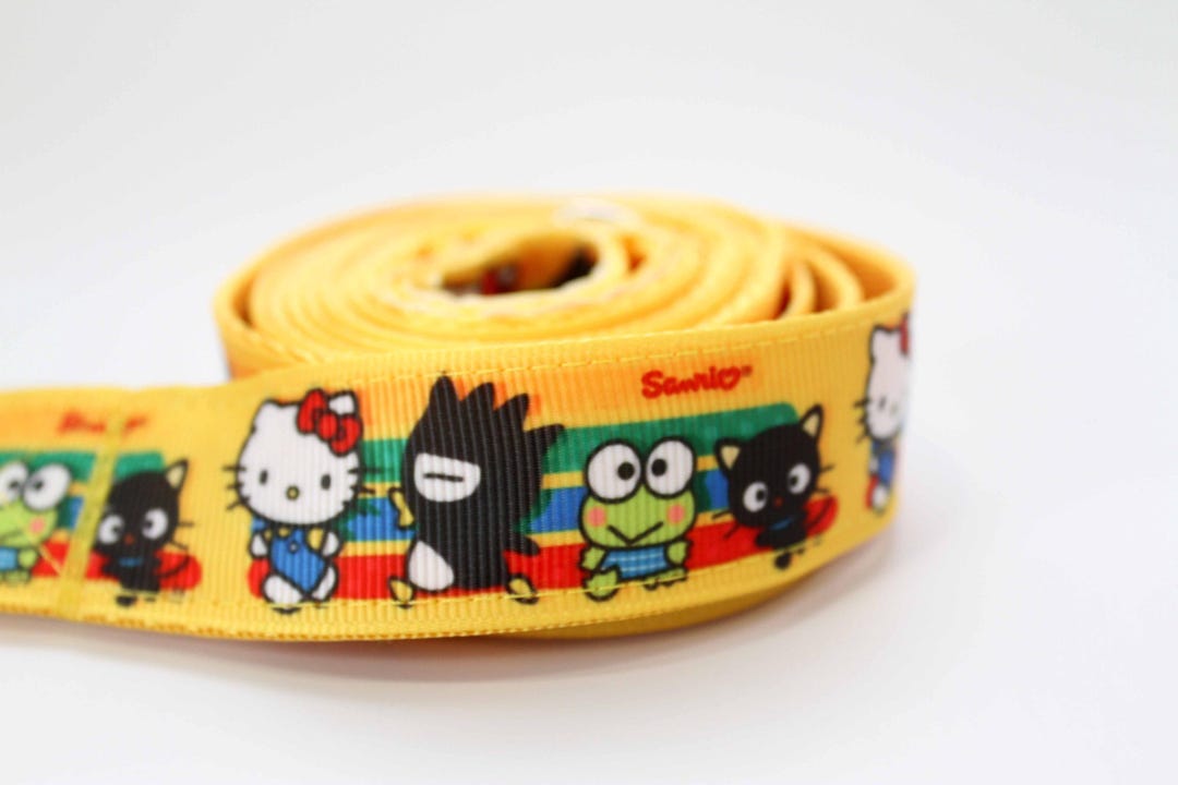 DOG LEASH KAWAII Yellow Puppy Gift Idea Pet Accessory Dog Leash Large ...