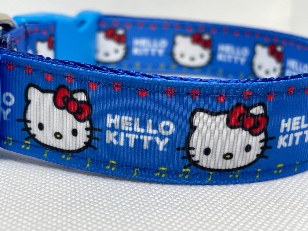HELLO KITTY COLLAR Sanrio Dog Collar Hello Kitty Dog Collar and ...