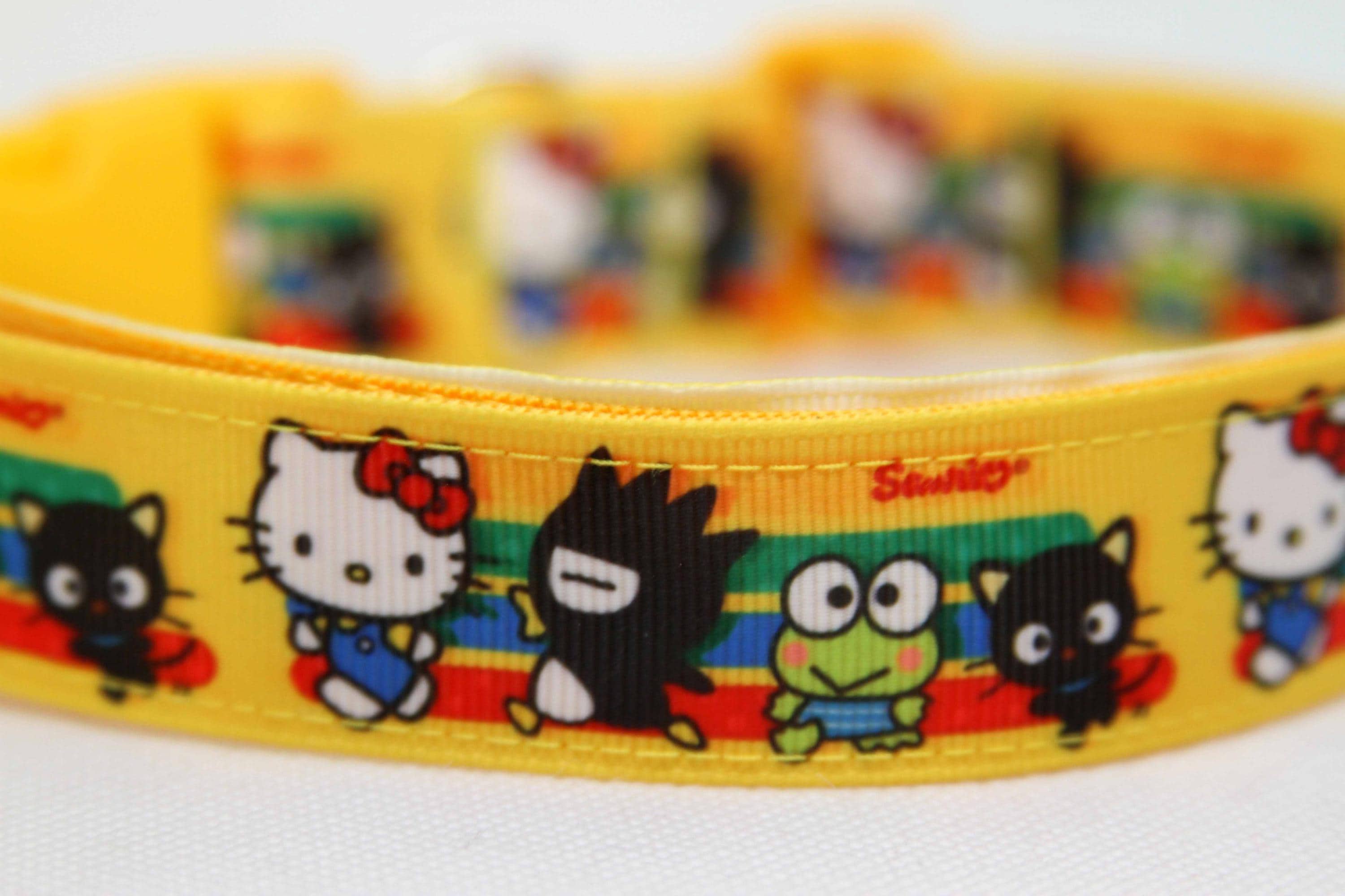 HELLO KITTY COLLAR Sanrio Dog Collar and Matching Hello Kitty Dog Leash ...