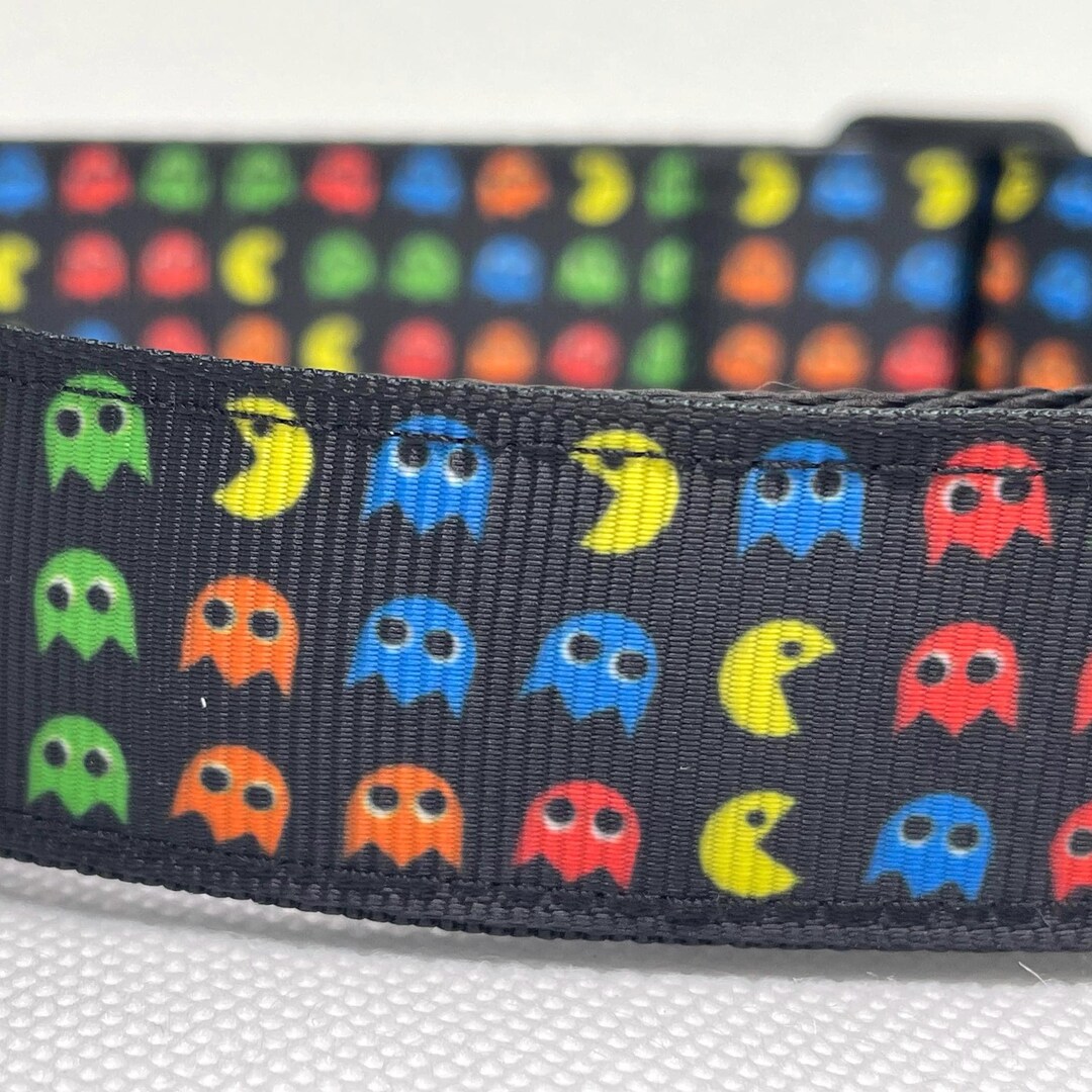DOG COLLAR Pac-man Gift Idea Pet Collar Gift Friend Pac-man Gift Idea ...