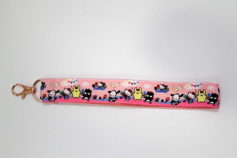 KEYCHAIN Hello Kitty Characters Wristlets Keroippi Keychain Hello Kitty ...