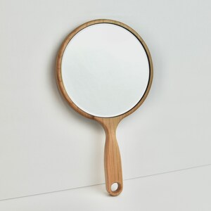 Painted Engraved Sunflower Wood Hand Mirror - Etsy