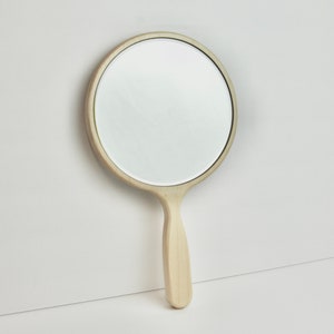 Wood Hand Mirror - Etsy