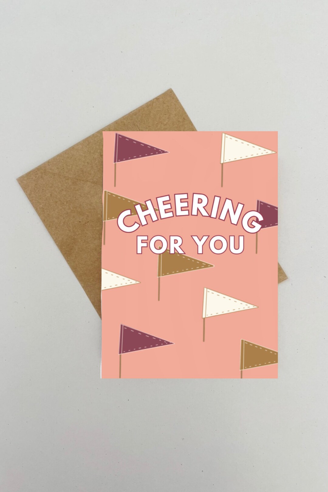 Cheering for You Greeting Card - Etsy