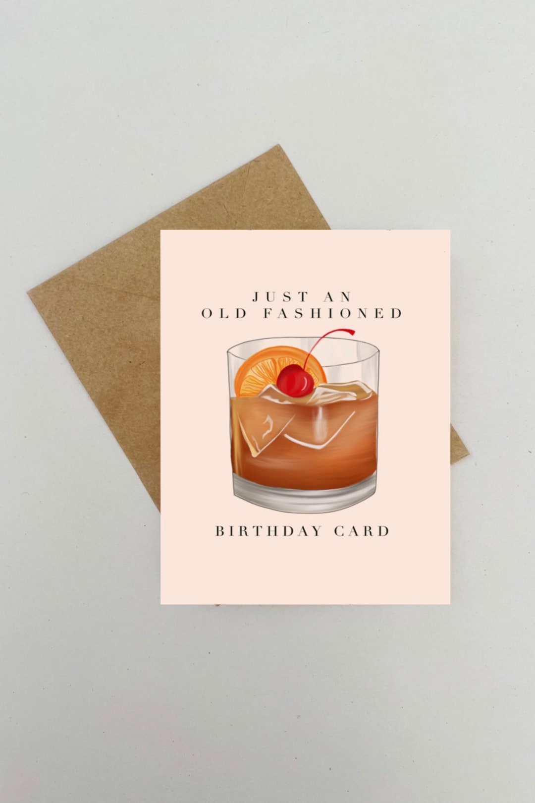 Old Fashioned Birthday Card - Etsy