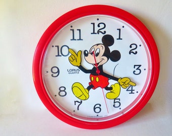 Mickey Mouse Clock | Etsy