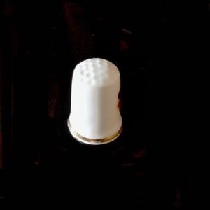 Vintage Panda Thimble / Giant Panda Thimbles / Bone China England Made ...