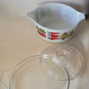 Vintage Pyrex Bowls Casserole Dishes With Lids Rare Pattern, Bowl ...