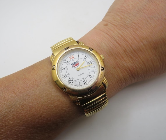 Vintage gents watch / expandable dress watch / gold Q… - Gem