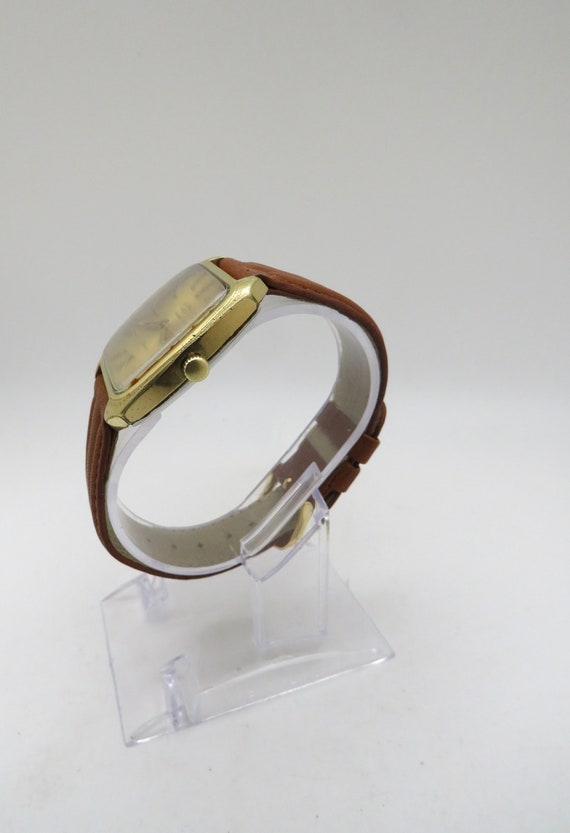 Square watch / vintage automatic watch watch / Swiss … - Gem