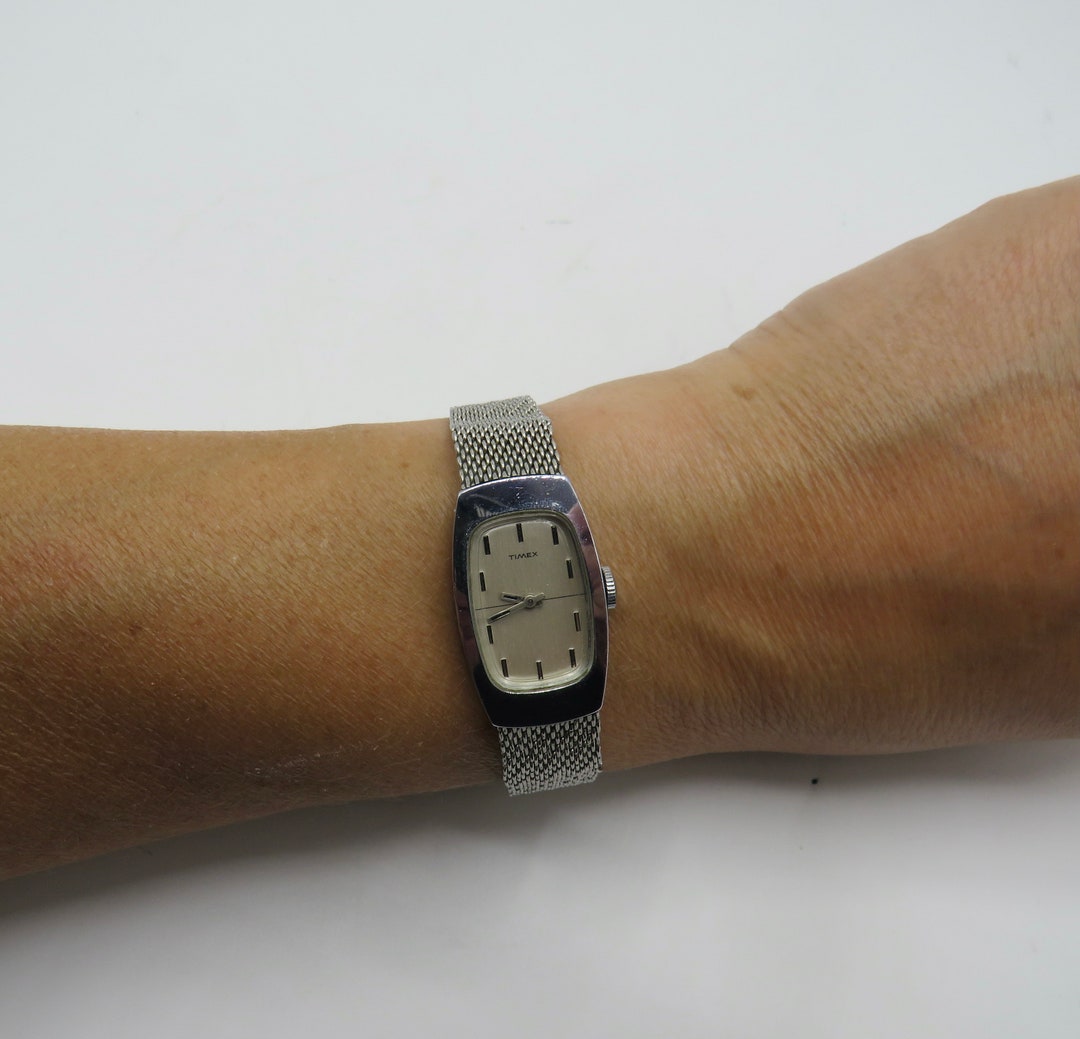 Vintage Timex Tank Watch / Square Watch / Jewels / Winding Watch / Tank ...