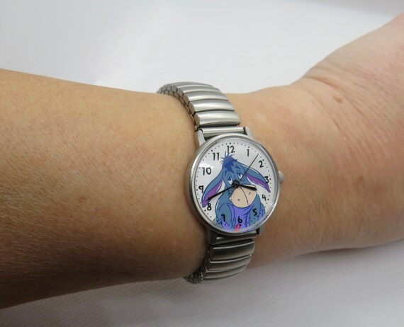 Vintage Disney / Disney Eeyore Watch / Silver Watch / Vintage - Etsy