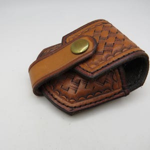 Vintage Pocket Watch Pouch / Handmade Leather Pocket Watch Pouch ...