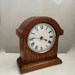 Vintage Wooden Clock / Clock / Made in England / Desk Clock / Mantle ...