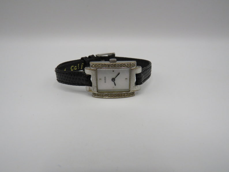 Vintage Tank Watch / Square Dress Watch / Guess Quartz Watch / Ladies ...