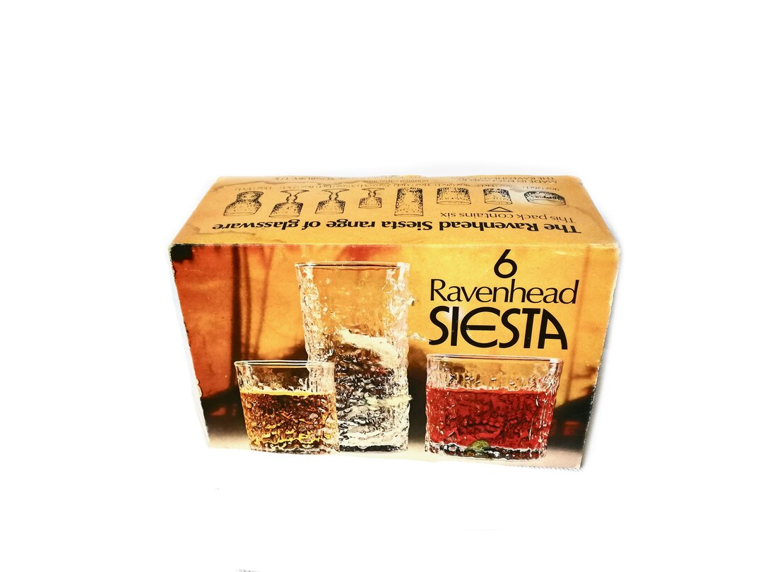 Vintage Bar / Ravenhead Siesta 5 Oz Glasses / Glasses 60's / Set of 6 ...