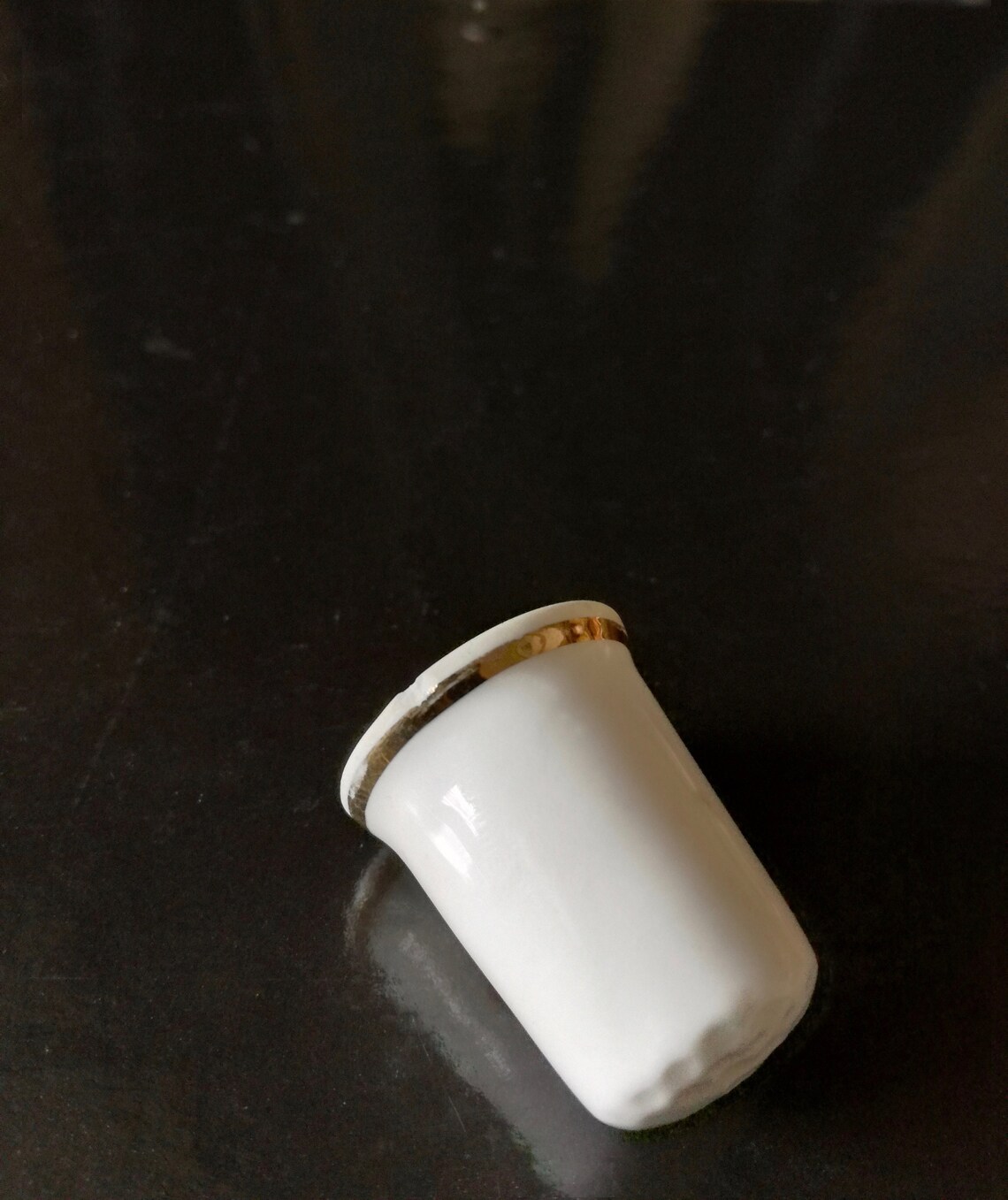 Vintage Panda Thimble / Giant Panda Thimbles / Bone China England Made ...