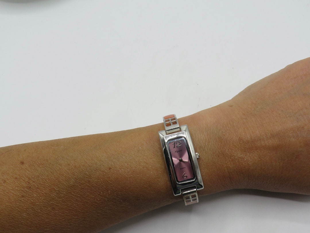 Vintage Tank Watch / Figaro Dress Watch / Two Tone / Quartz Watch ...