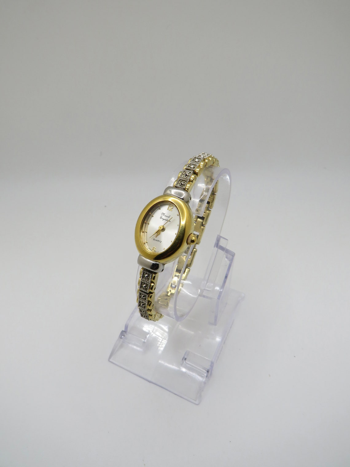 Vintage Cocktail Watch / Quartz Watch / Marcel Signature Watch / Womens ...