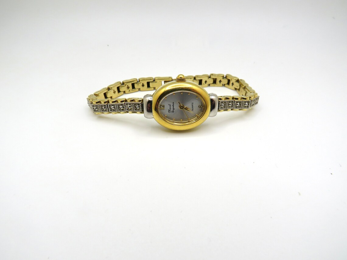 Vintage Cocktail Watch / Quartz Watch / Marcel Signature Watch / Womens ...