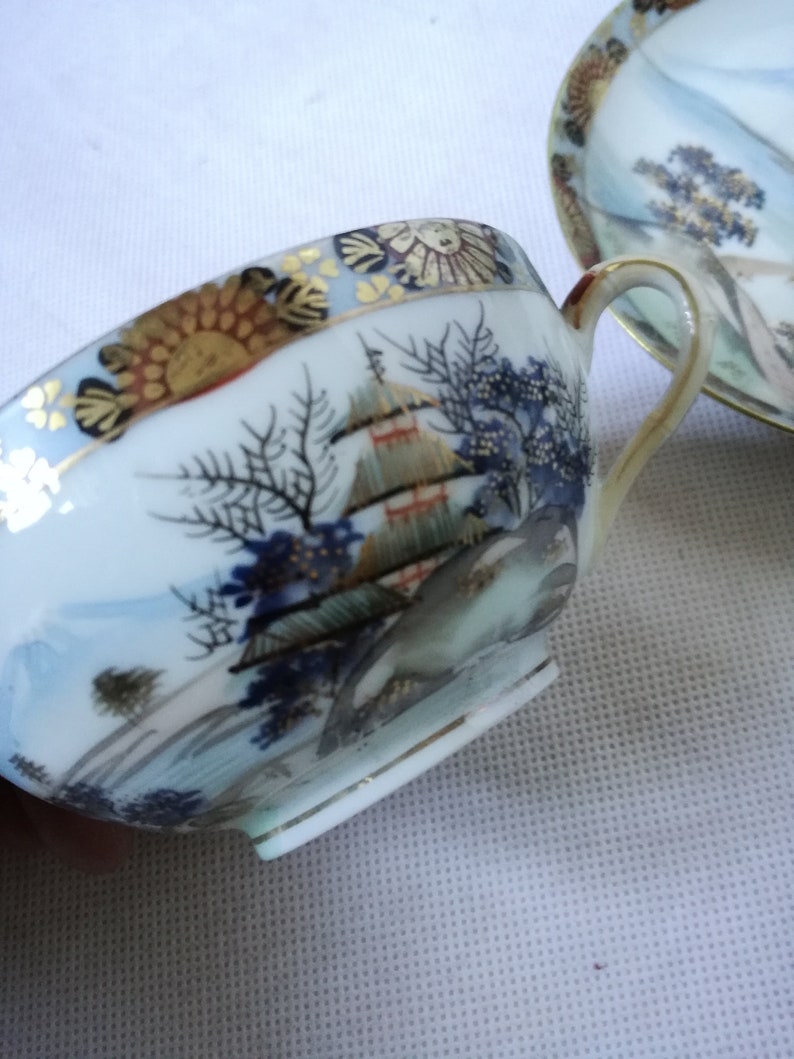 Japanese China / Tea Set / Chinaware Vintage Set / Retro - Etsy UK