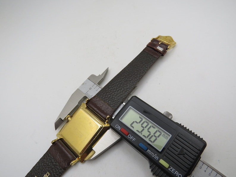 Vintage Rectangle Watch / Rotary Tank Watch / 7.8" Wrist Max / Gold ...
