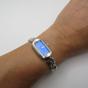 Vintage Watch / Hana Classic Blue Watch / Beautiful Vintage 7.1 ...