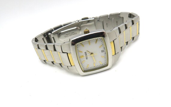 vintage square Watch / Pulsar by Seiko watch / sports… - Gem