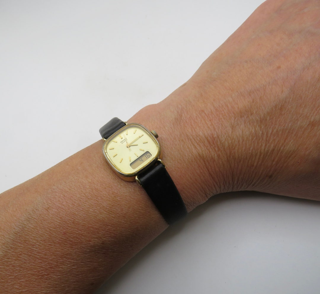 Vintage Seiko Digital Alarm Watch / Gift for Her / Digital Quartz ...