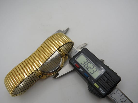 Vintage gents watch / expandable dress watch / gold Q… - Gem