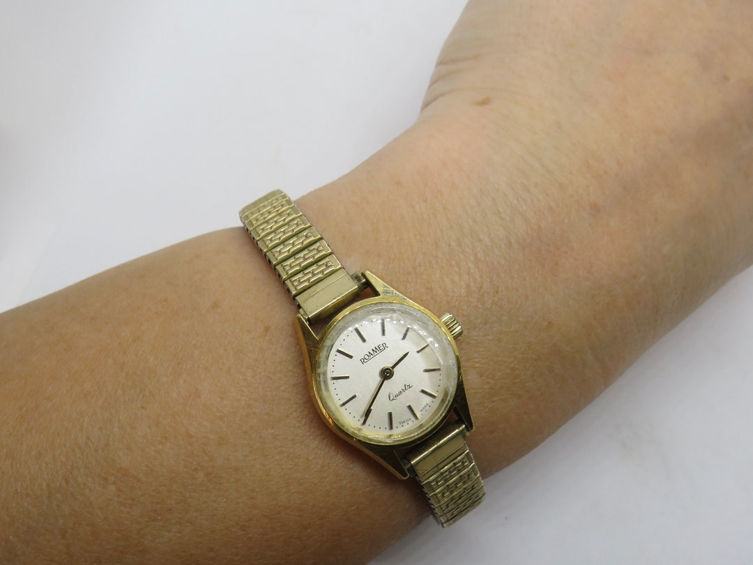 Vintage Watch / Vintage Roamer Wrist Watch / Ladies Watch / Expandable ...
