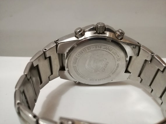 Vintage Casio / chronograph Rare watch / Edifice rare… - Gem