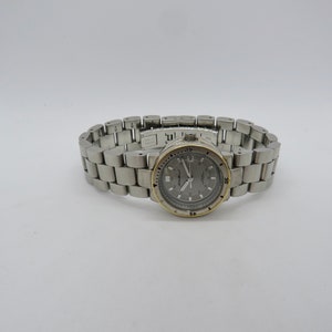Ladies Watch / Quartz Watch / Grey Faced Watch / Ladies Watch / Large Wrist Size / Vintage Sport ...