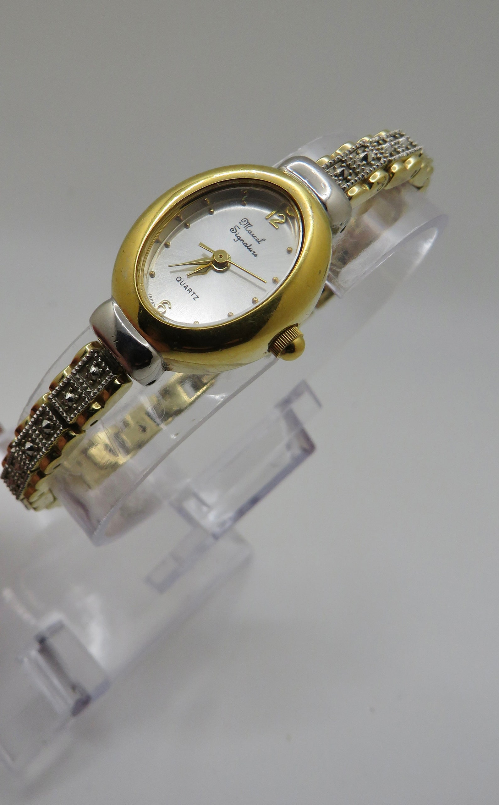 Vintage Cocktail Watch / Quartz Watch / Marcel Signature Watch / Womens ...