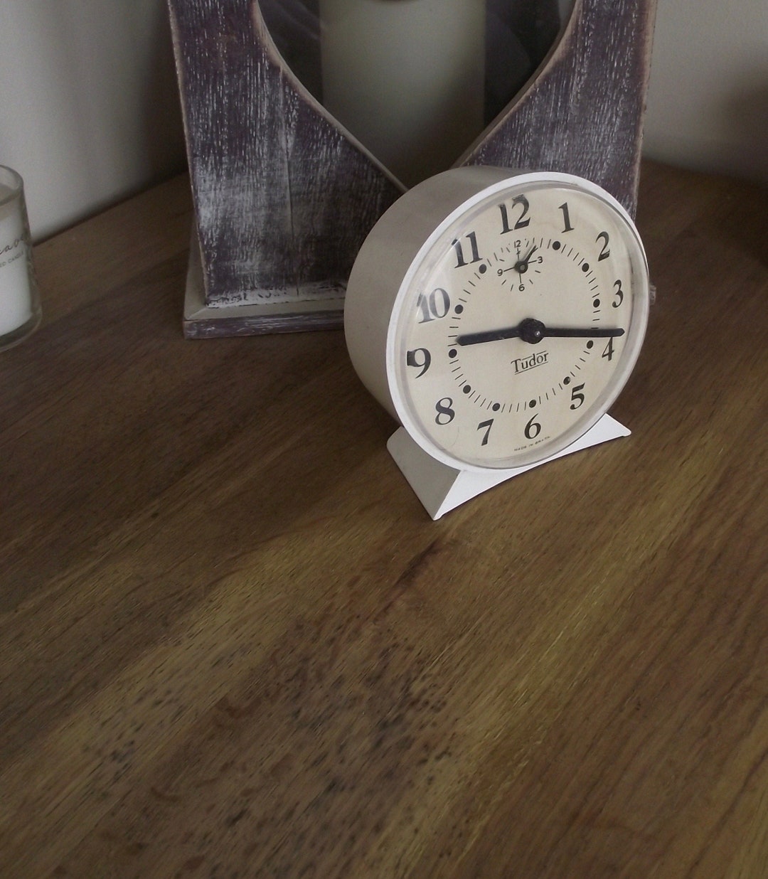 Vintage Tudor Alarm Clock / Mechanical Clock / Made in Brazil Working ...