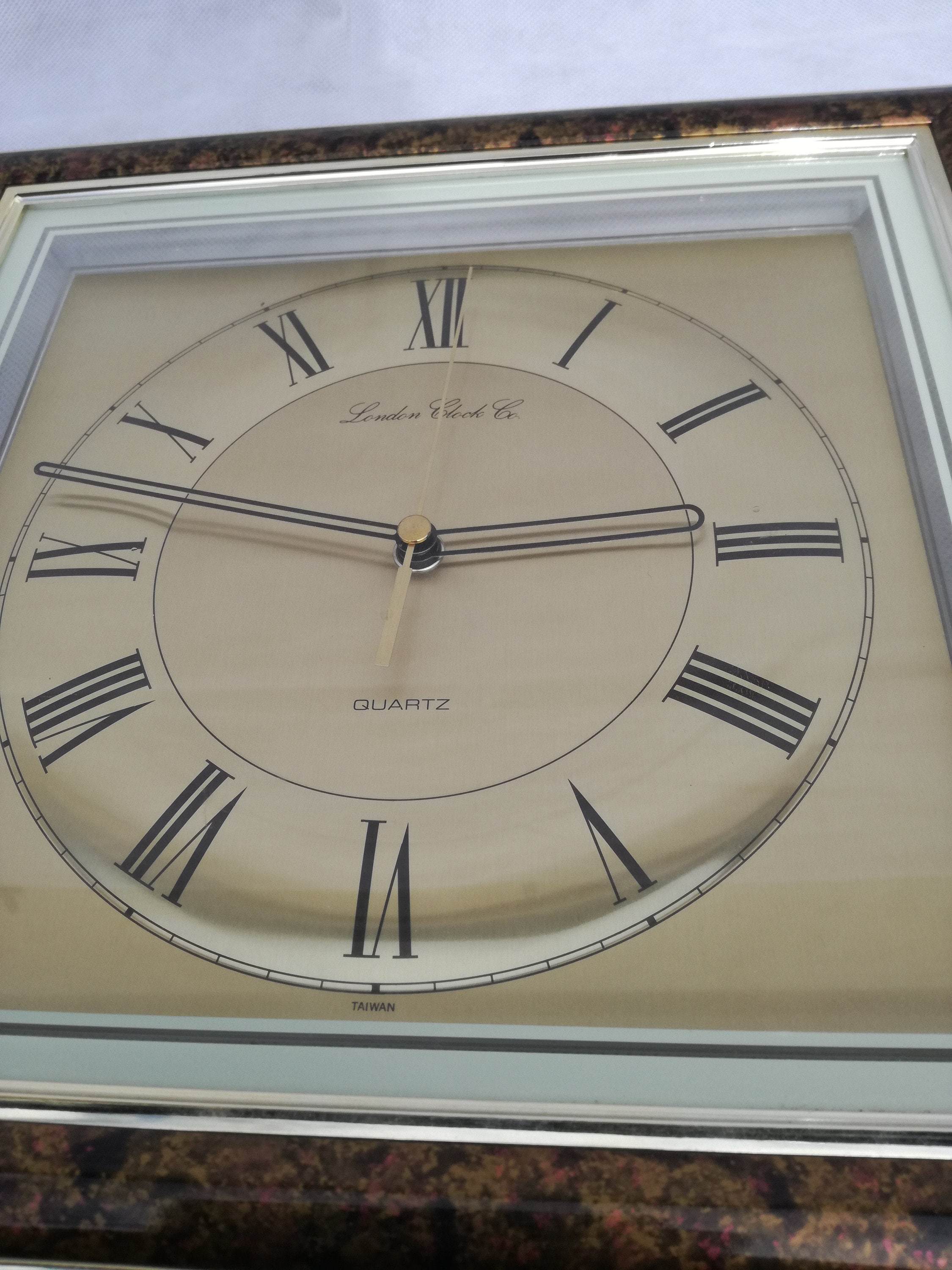 Vintage Wall Clock / 90s / Square Clock / London Clock Company - Etsy UK