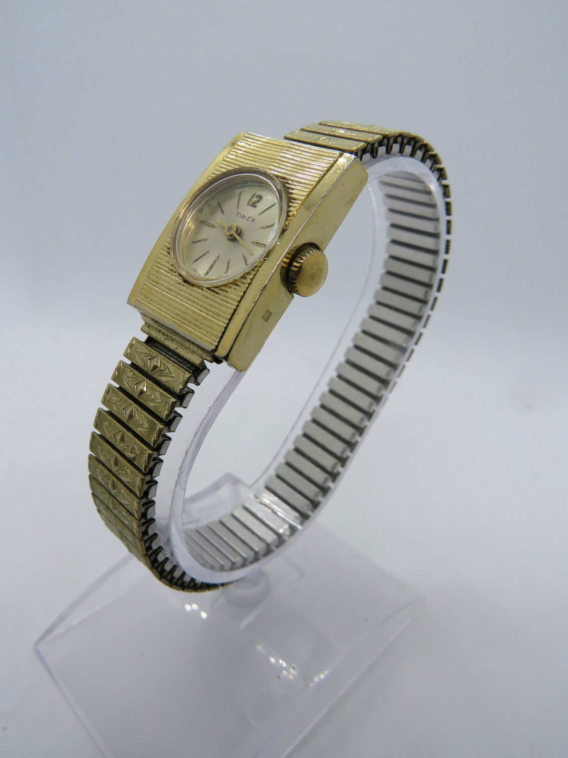 Vintage Timex Tank Watch / Square Watch / Jewels / Winding - Etsy