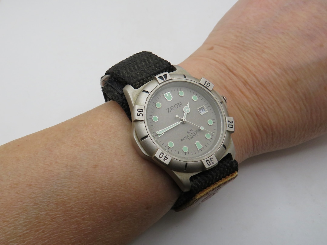 Vintage Watch / Sports Watch / Gift for Him / Zeon Watch / Vintage ...