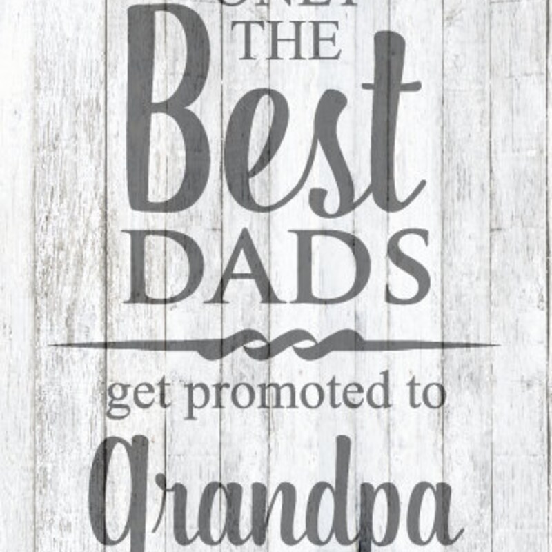 Promoted to Grandpa Svg - Etsy