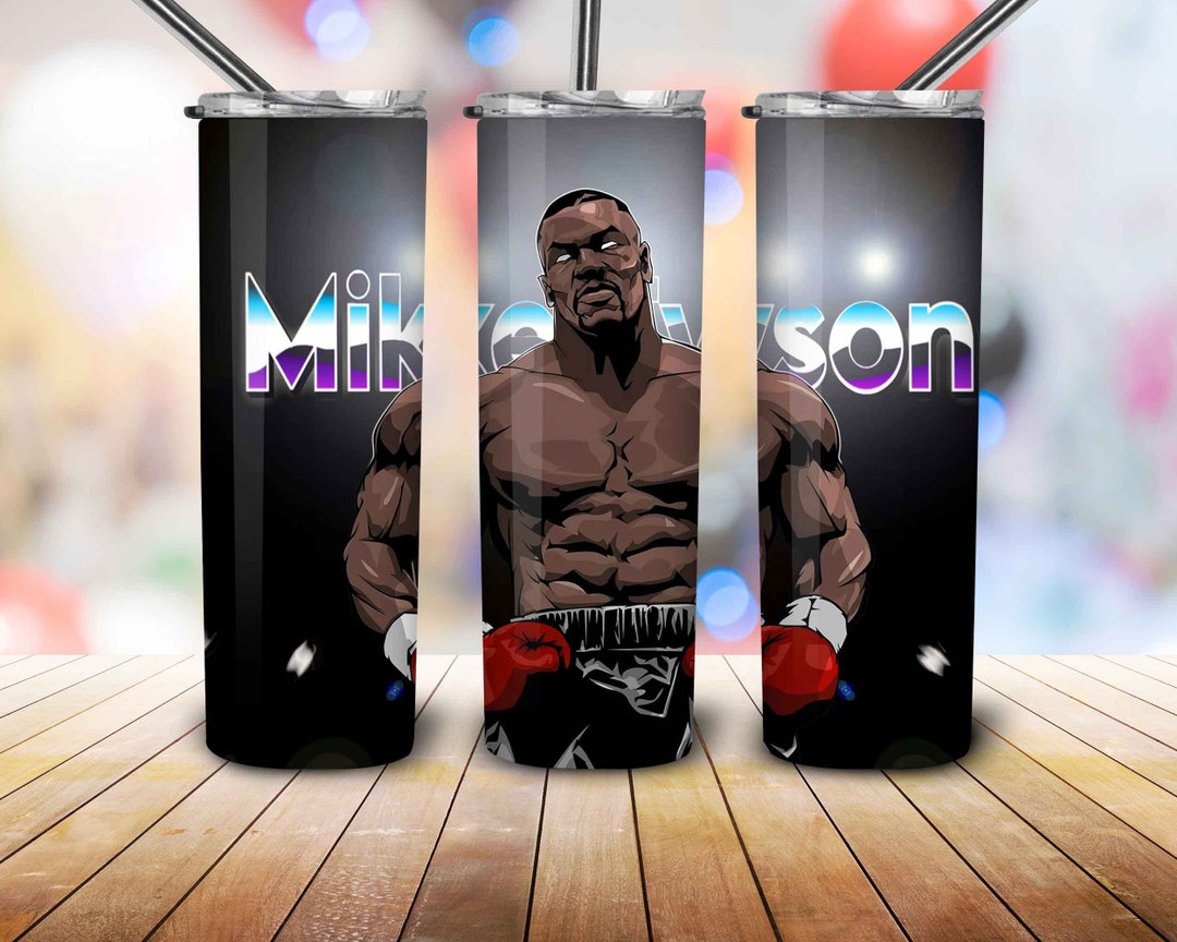 Mike Tyson 20oz Skinny Tumbler Wrap Sublimation Design, Iron Mike ...