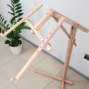 Adjustable Needlework Floor Stand for Cross-stitch Hoop, Embroidery ...