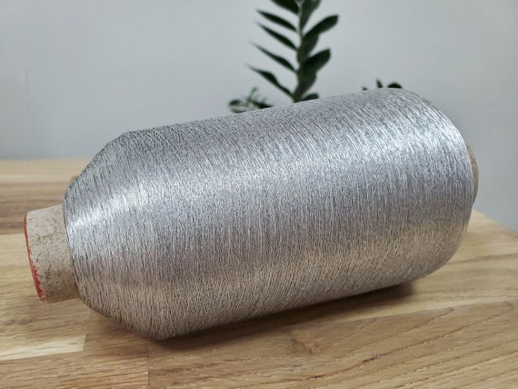 Goldwork Thread Metal thread vintage thread silver Very | Etsy