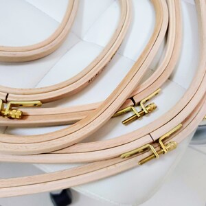 Large Square Embroidery Hoop, Wooden Cross Stitch Hoops 12"- 12" (30cm ...