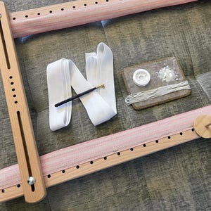 Tambour Embroidery Kit for Beginner Luneville, Goldwork. Wood Frame 39 ...